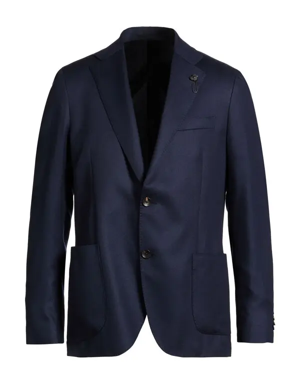 LARDINI Blazer Size Cashmere, Wool, Silk