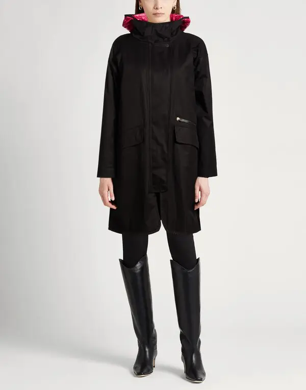 Herno Parka Overcoat - Black