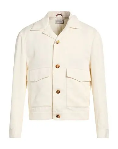 Brunello Cucinelli Silk Twill Overshirt - Ivory