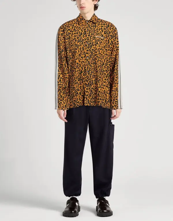 Palm Angels Shirt Size Linen, Cotton, Polyester - Mandarin