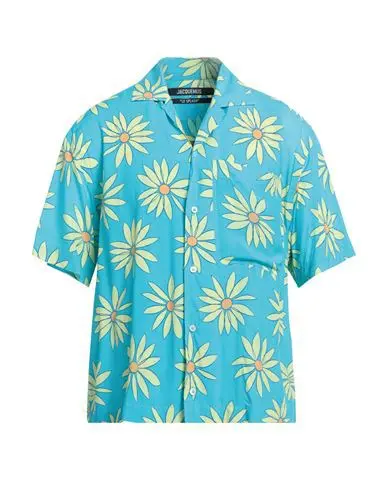 Jacquemus Le Splash Shirt Size Viscose - Turquoise
