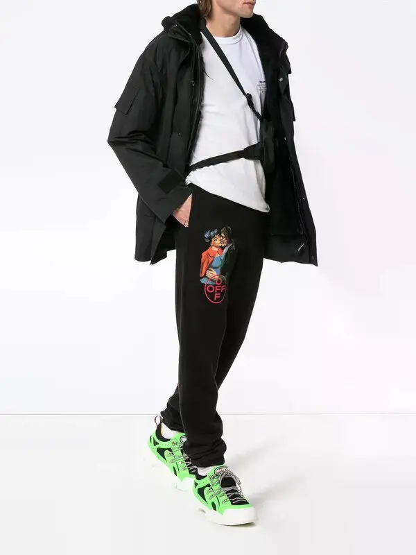 Off-White Kiss Cotton Sweatpants