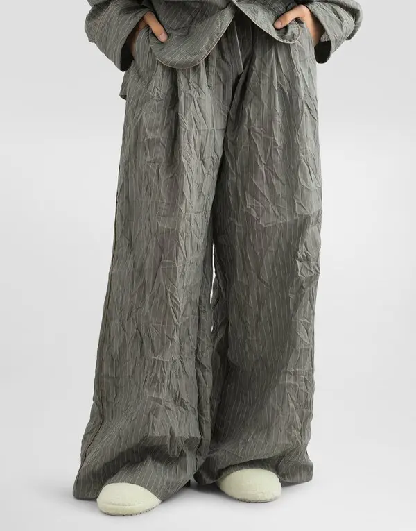 Dolce & Gabbana Linen-blend Vanity Trousers