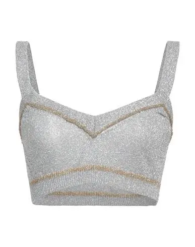 Rabanne Metallic Knit Crop Top