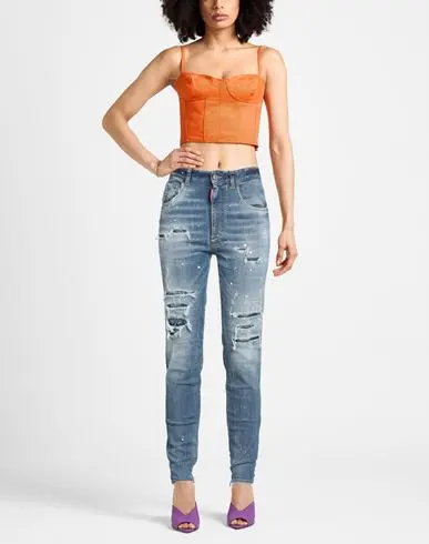 Dsquared2 Tapered Jeans In Cotton Blend