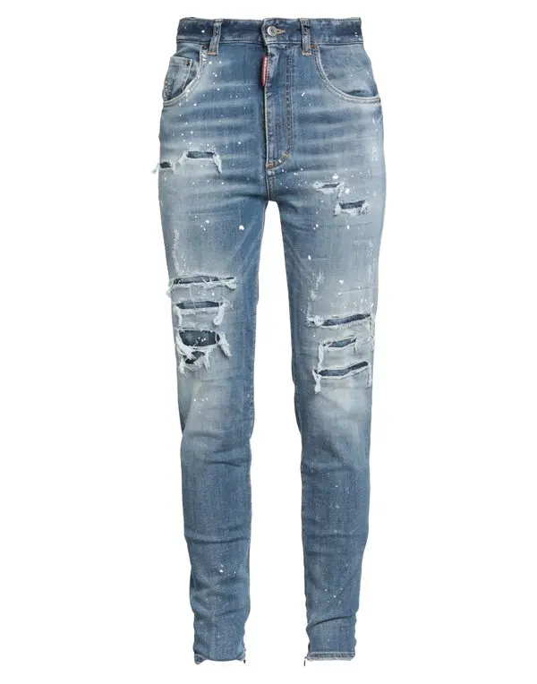 Dsquared2 Tapered Jeans In Cotton Blend