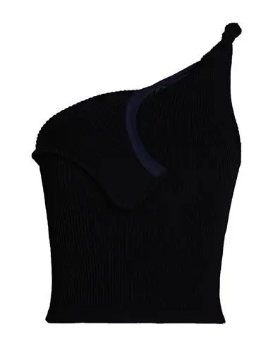 Jacquemus One-shoulder Ribbed Knit Top