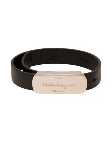 FERRAGAMO Bracelet With Logo - Black