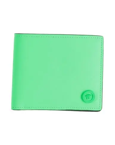 Versace Wallet Lime Textile Fibers - Green