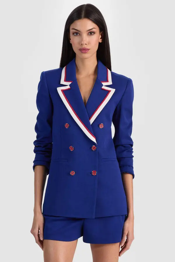 Alice + Olivia Campbell Double Breasted Blazer