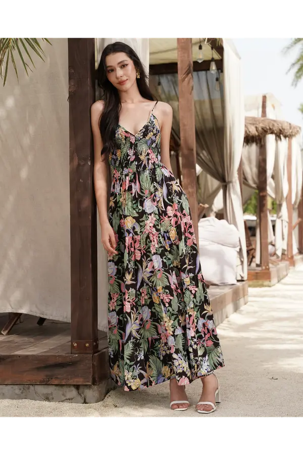 Yumi Kim Kuhio Maxi Dress - Black