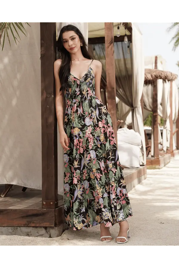 Yumi Kim Kuhio Maxi Dress - Black