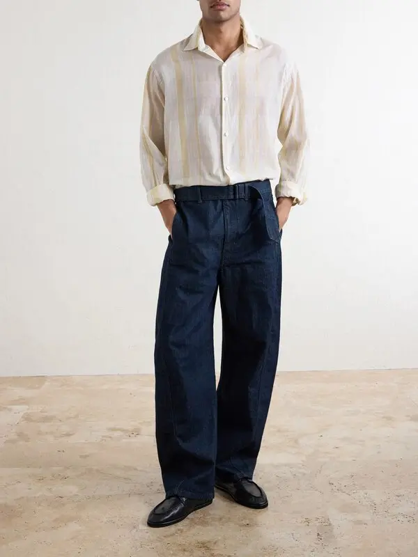 KAPTAIN SUNSHINE Checked Cotton-flannel Shirt