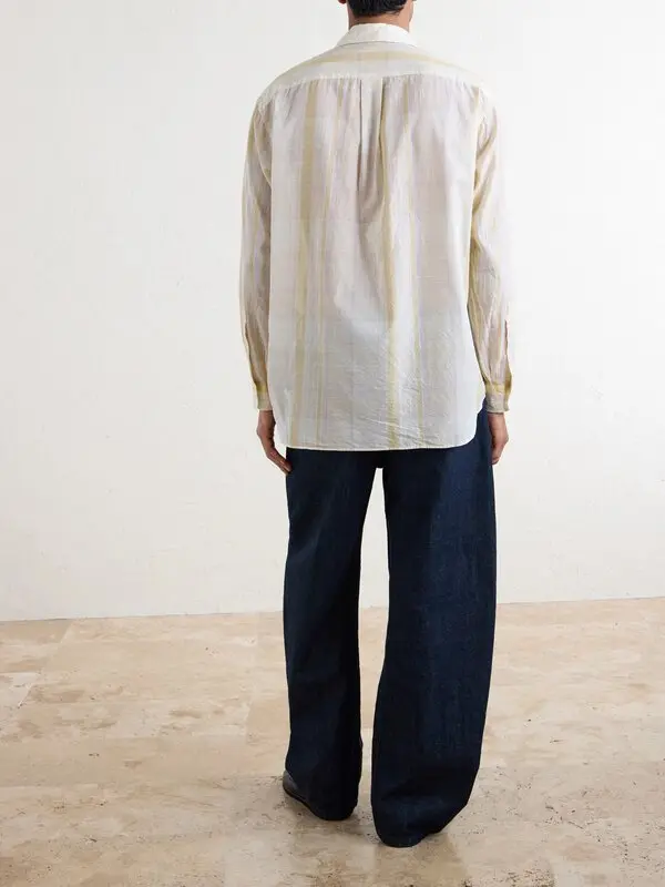 KAPTAIN SUNSHINE Checked Cotton-flannel Shirt