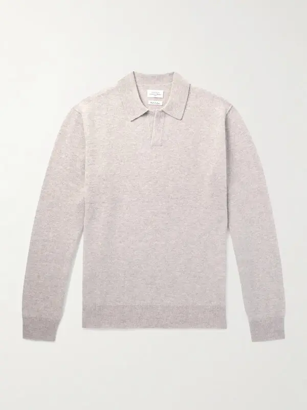 Hartford Wool And Cashmere-blend Polo Shirt