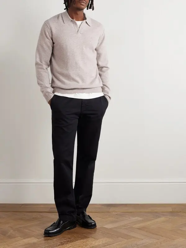 Hartford Wool And Cashmere-blend Polo Shirt