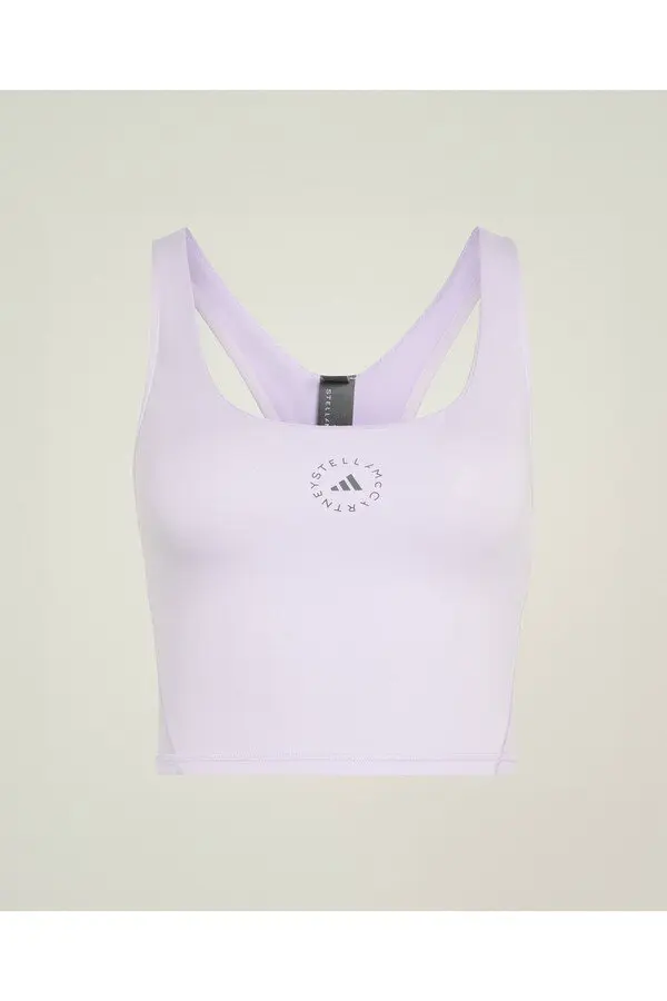 Adidas By Stella McCartney Truestrength Yoga Cropped Tank - Purple