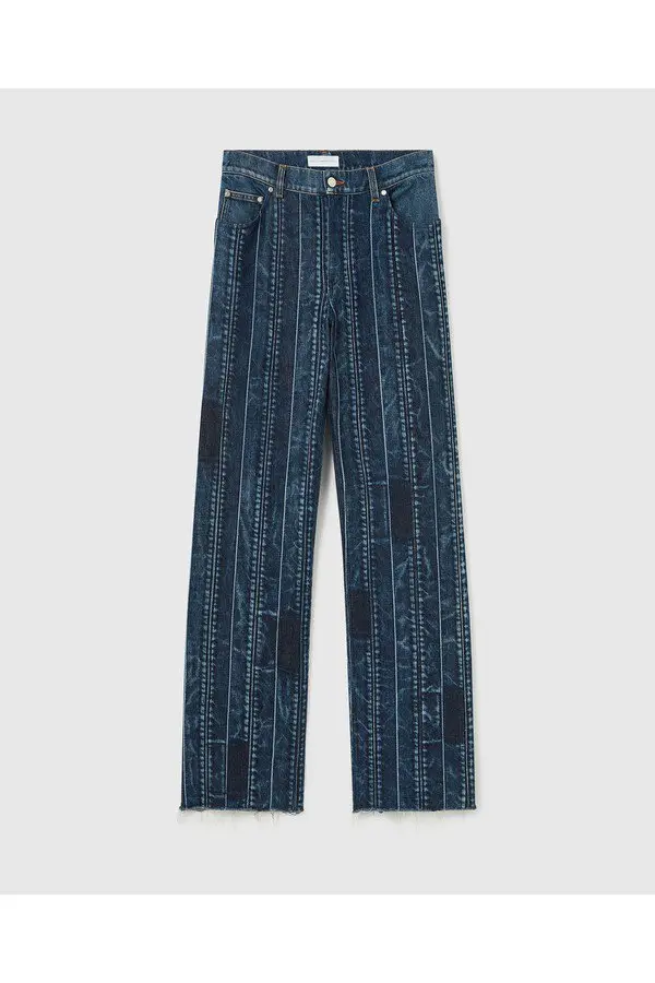 Stella McCartney Waistband Panelled Straight Jeans
