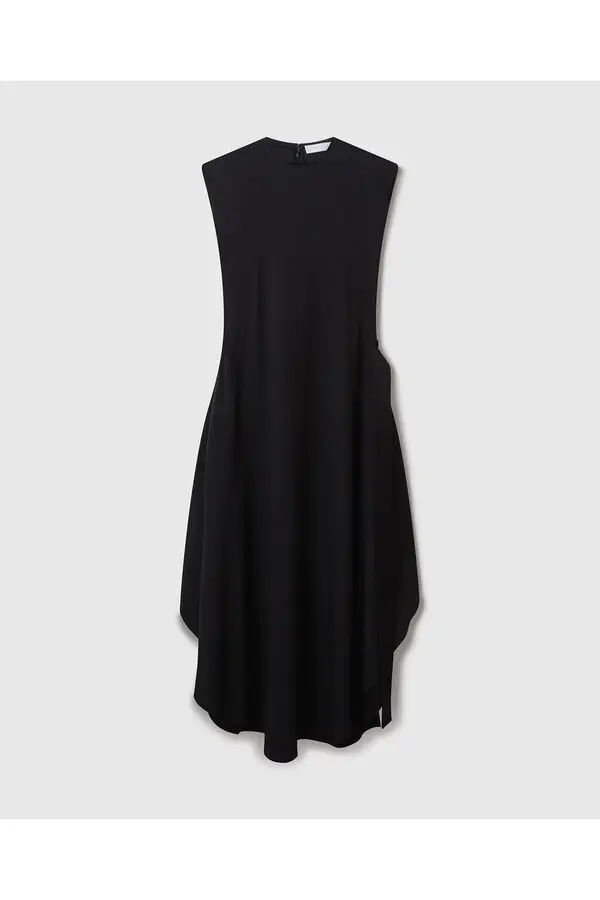 Stella McCartney Envers Satin Long Shift Dress