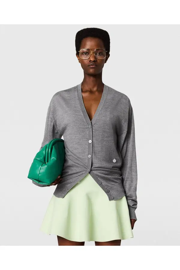 Stella McCartney Lightweight Wool Knit Cardigan