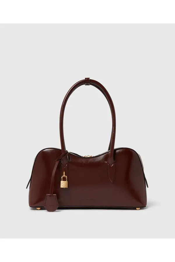 Stella McCartney Stella Ryder Patent Shoulder Bag - Red