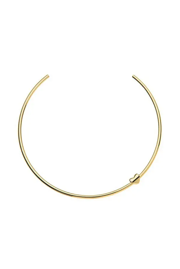 JANE WIN Love Heart Neck Cuff - Gold