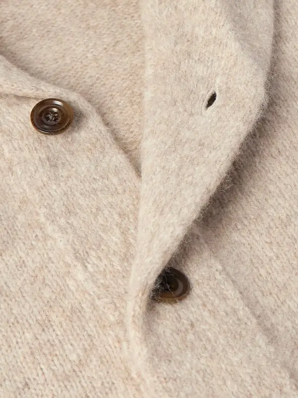 Hartford Shawl-collar Cardigan - Neutrals