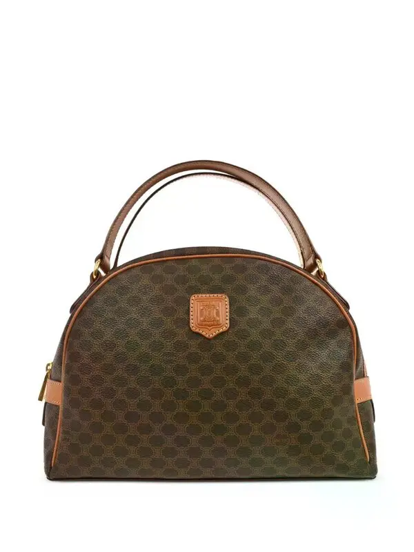 Celine 1990-2000s Macadam Bowling Tote