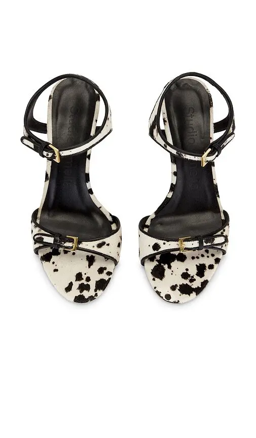 Studio Amelia Alto 70 Sandal - Dalmatian