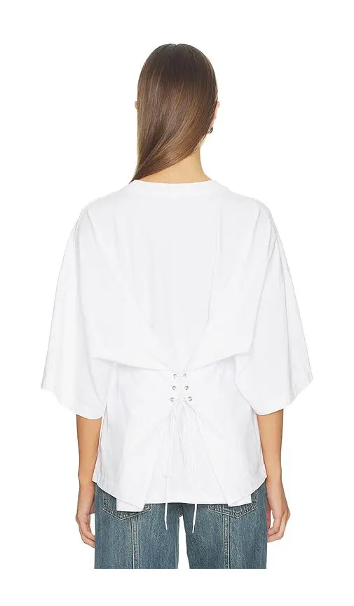 AGOLDE Ellery Tee Shirt - White