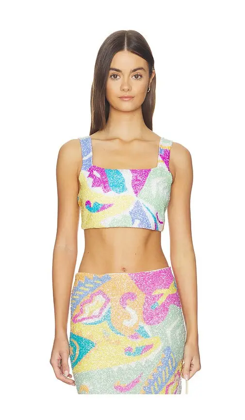 OCEANUS Azure Coord Top - Multi