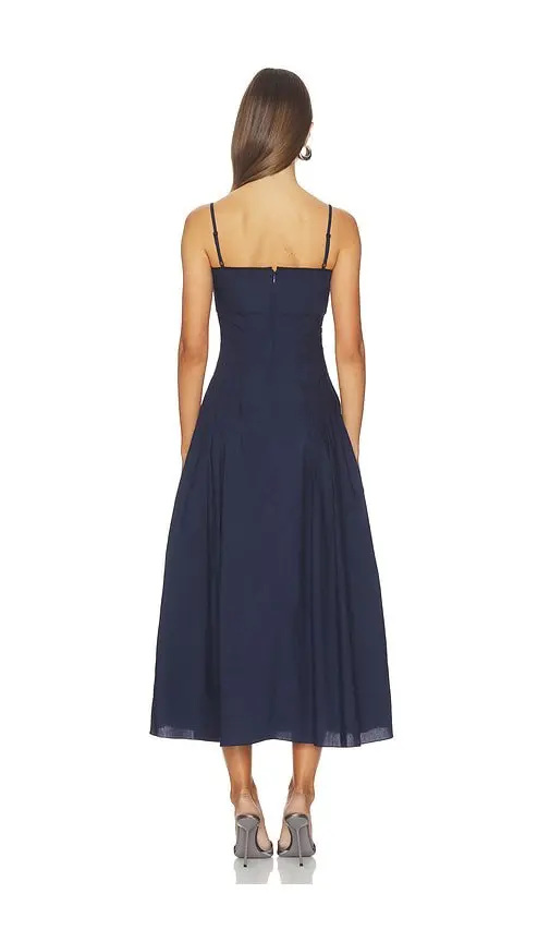 KIKA VARGAS Lena Midi Dress