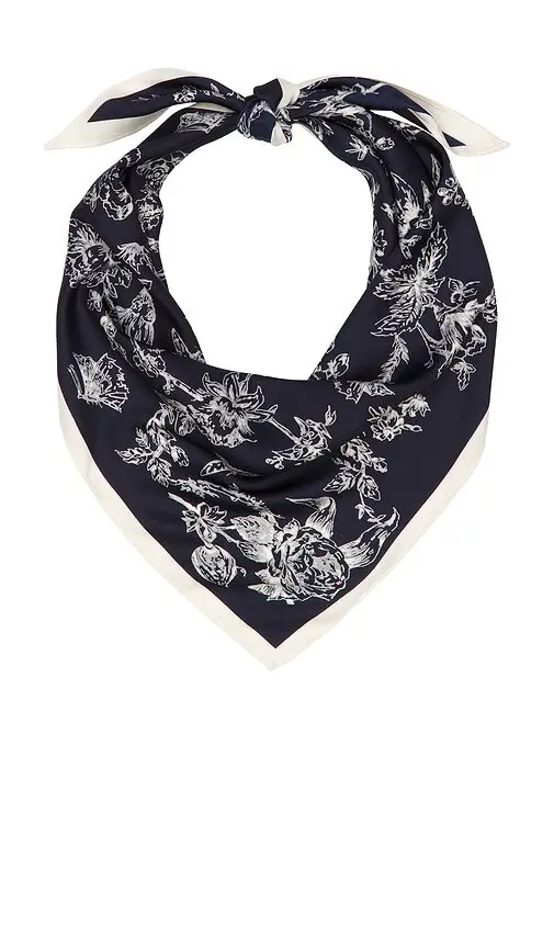 LOVERS AND FRIENDS Emma Triangle Scarf - Navy
