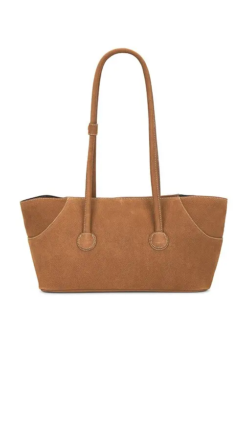 MARGESHERWOOD Boat Shopper Large Bag In Tan - Chestnut Nubuck