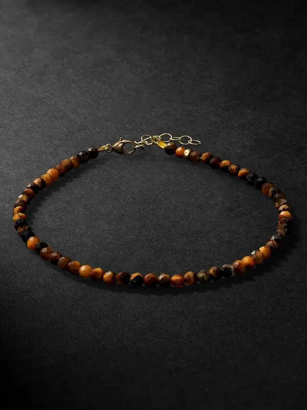 Jia Jia Arizona Tiger's Eye Bracelet - Gold