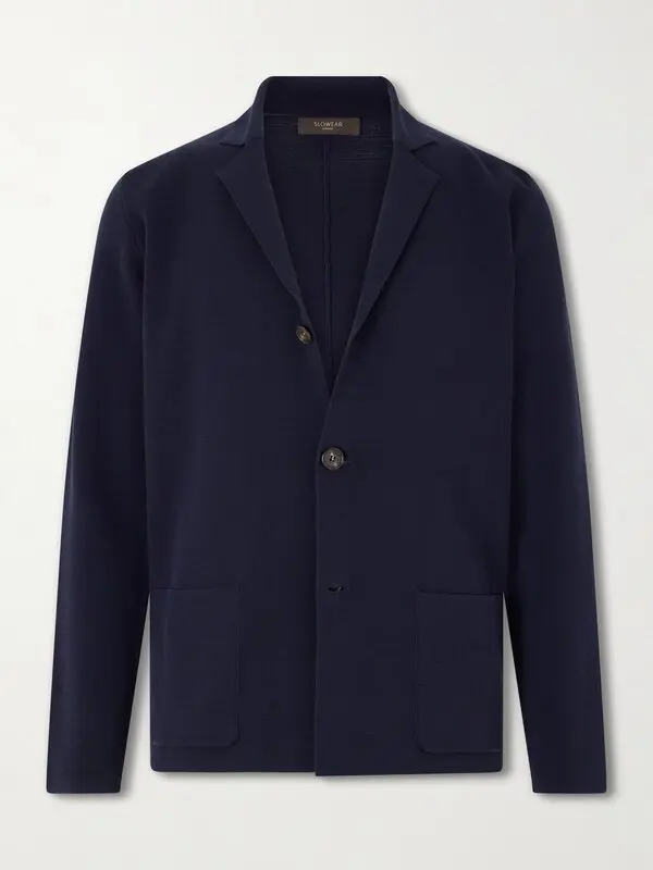 SLOWEAR Cotton-crepe Blazer