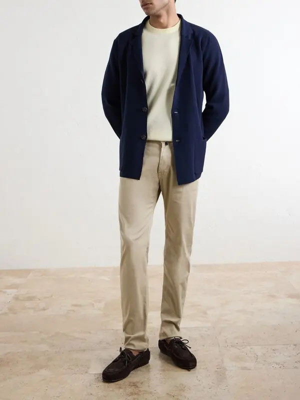 SLOWEAR Cotton-crepe Blazer