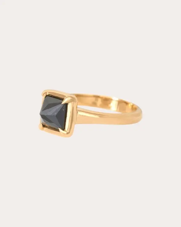 YI COLLECTION Diamond And 18k Gold Pyramid Ring