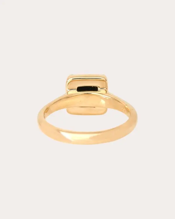 YI COLLECTION Diamond And 18k Gold Pyramid Ring