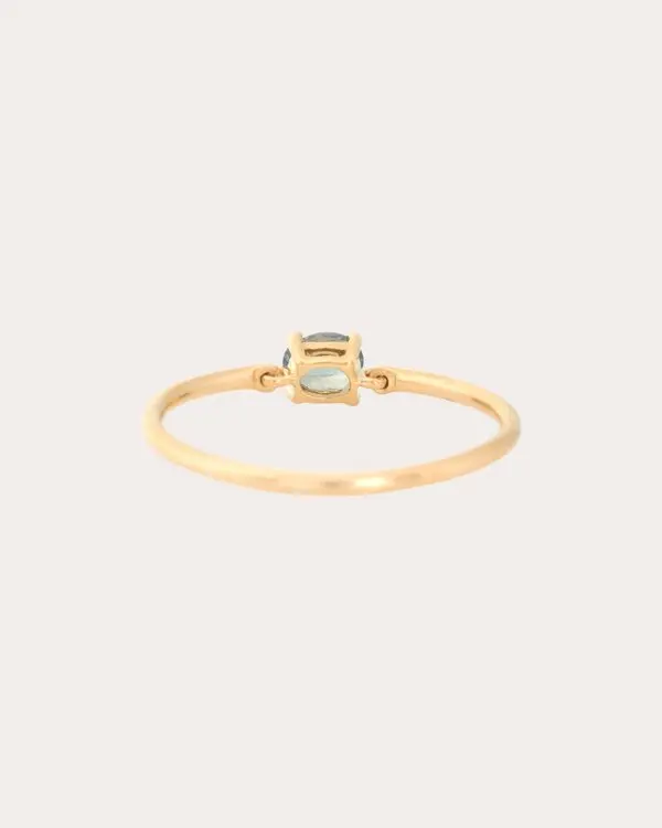 YI COLLECTION Alexandrite & Diamond Petite Circle Ring