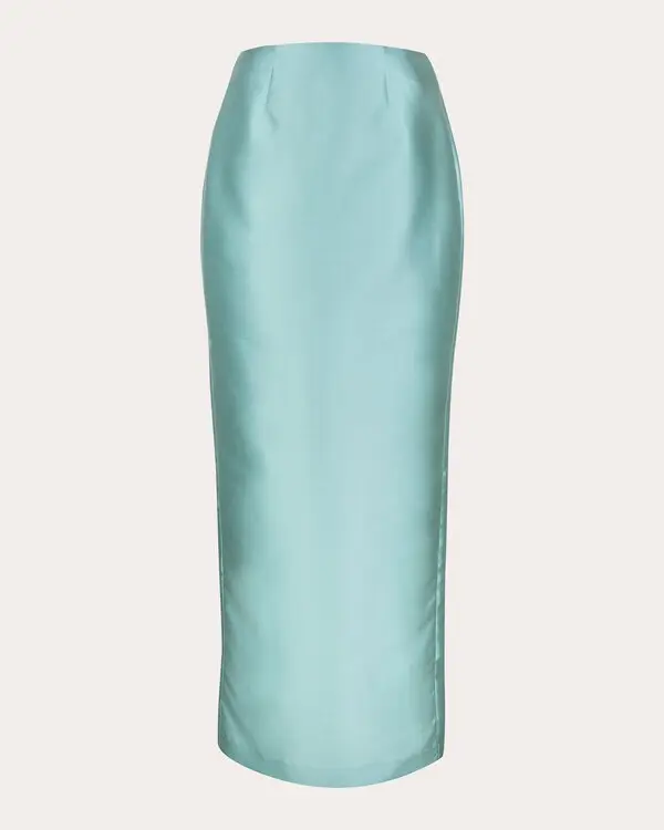 BYVARGA Agnes Satin Pencil Skirt