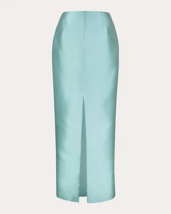 BYVARGA Agnes Satin Pencil Skirt