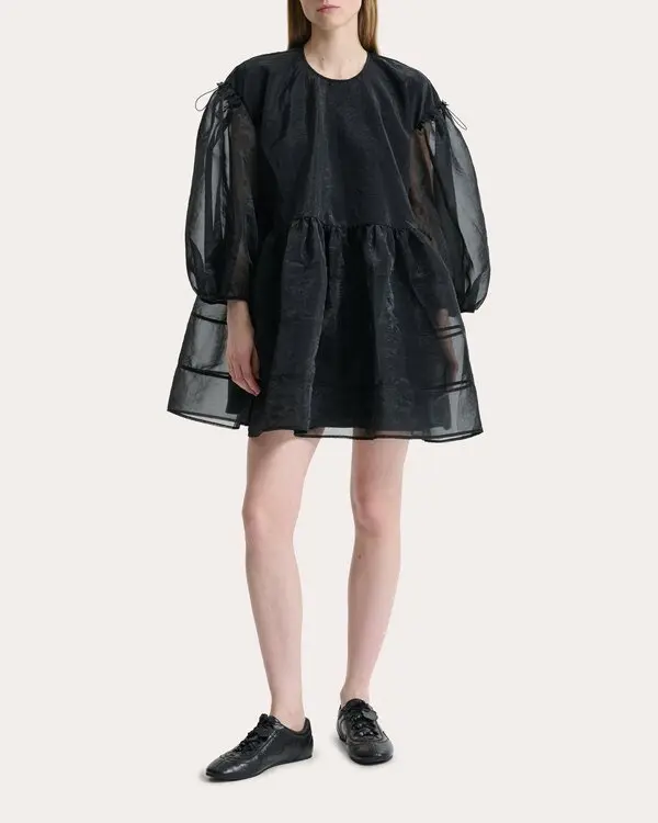 Cecilie Bahnsen Darcy Gathered Mini Dress