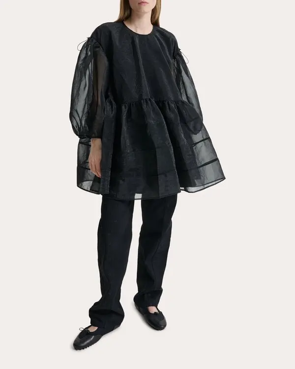 Cecilie Bahnsen Darcy Gathered Mini Dress