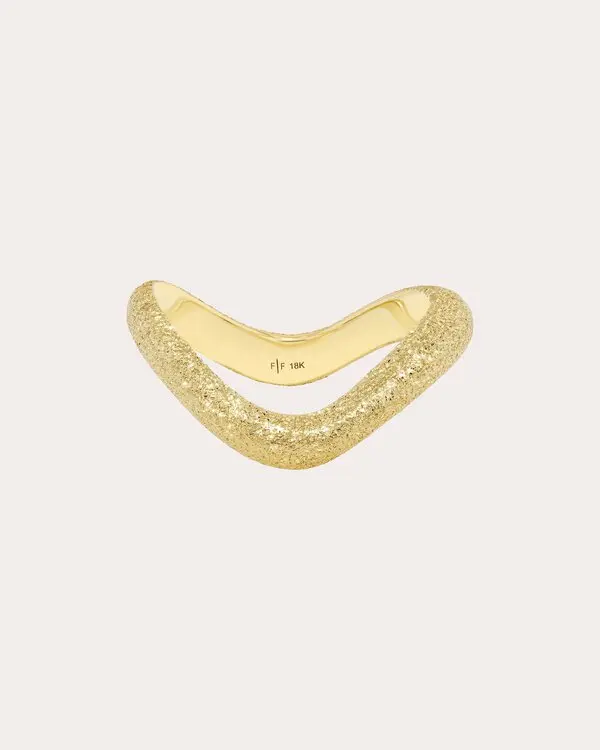 FUTURE FORTUNE 18k Cosmic Wave Ring - Yellow