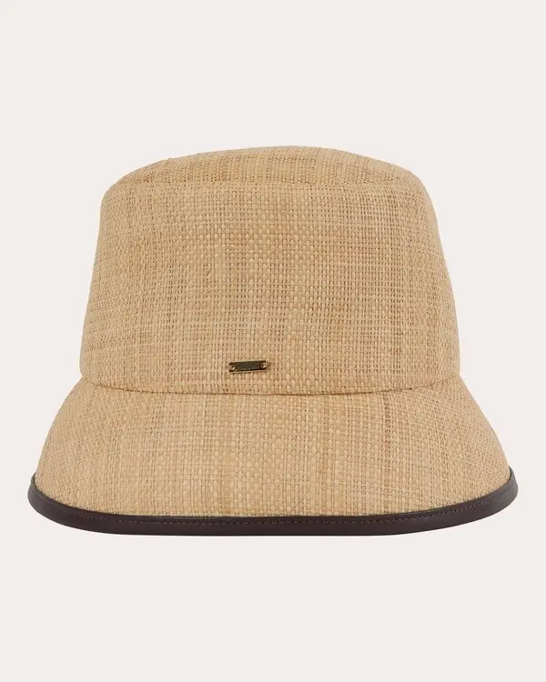 Eugenia Kim Yuki Raffia Bucket Hat - Neutral