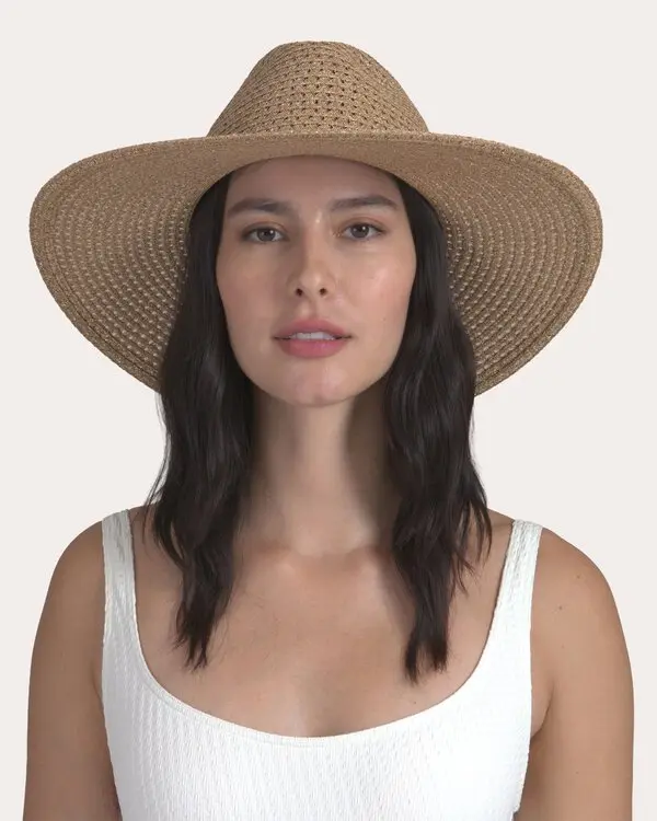 Eugenia Kim Emmanuelle Woven Toyo Fedora - Neutral
