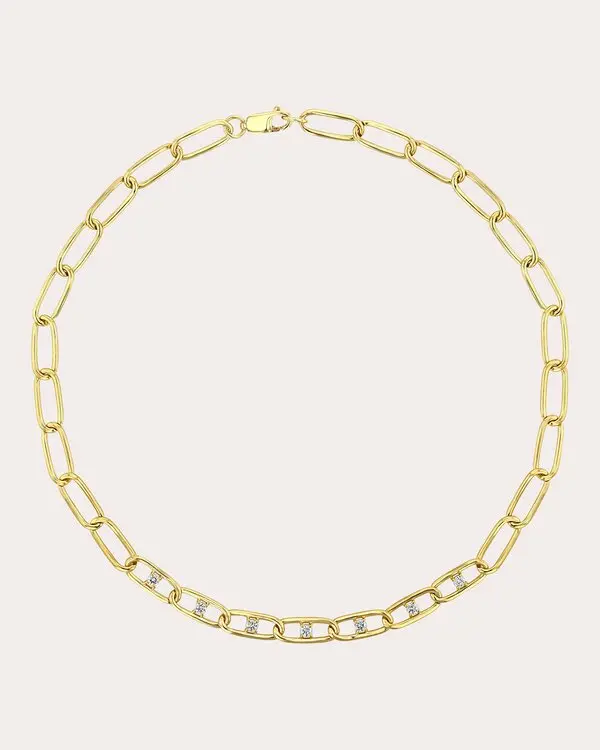 FUTURE FORTUNE Diamond And 18k Celebrate Chain Necklace - Gold
