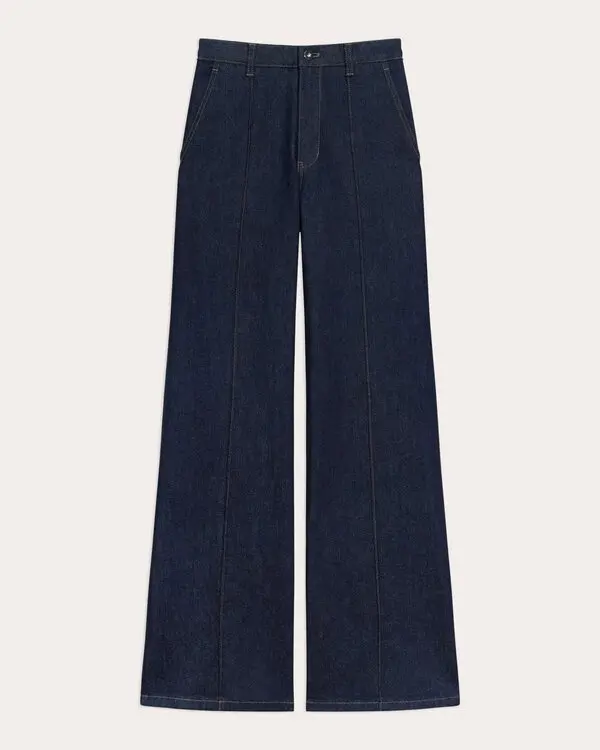 Theory Seamed High-rise Flare Jeans