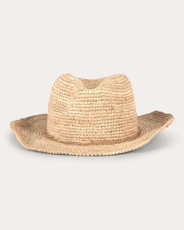 Eugenia Kim Winona Crocheted Raffia Cowboy Hat - Neutral